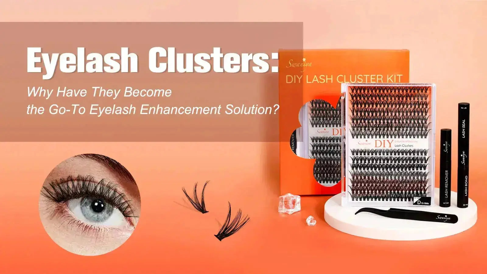 eyelash clusters have become a new choice for many women. – Swaniyalashes
