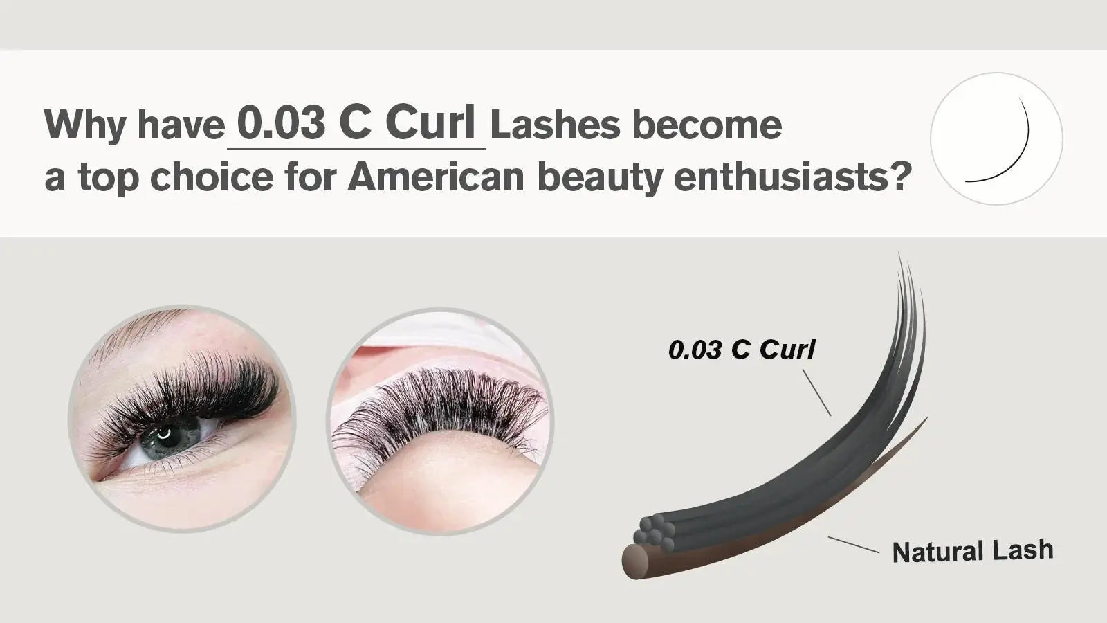 Why have 0.03 C Curl Lashes become a top choice for American beauty ...