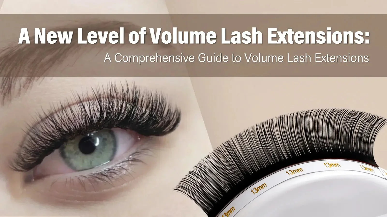 Volume lash extensions offer a revolutionary solution for achieving the ...