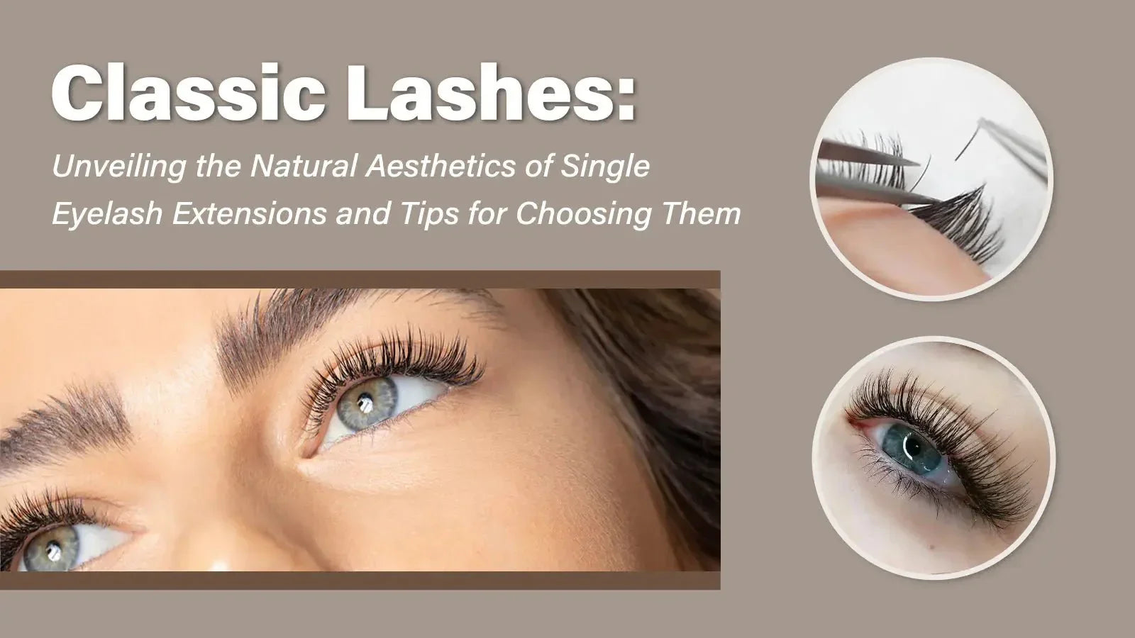 Classic Lashes single eyelash extensions are the perfect choice for ...