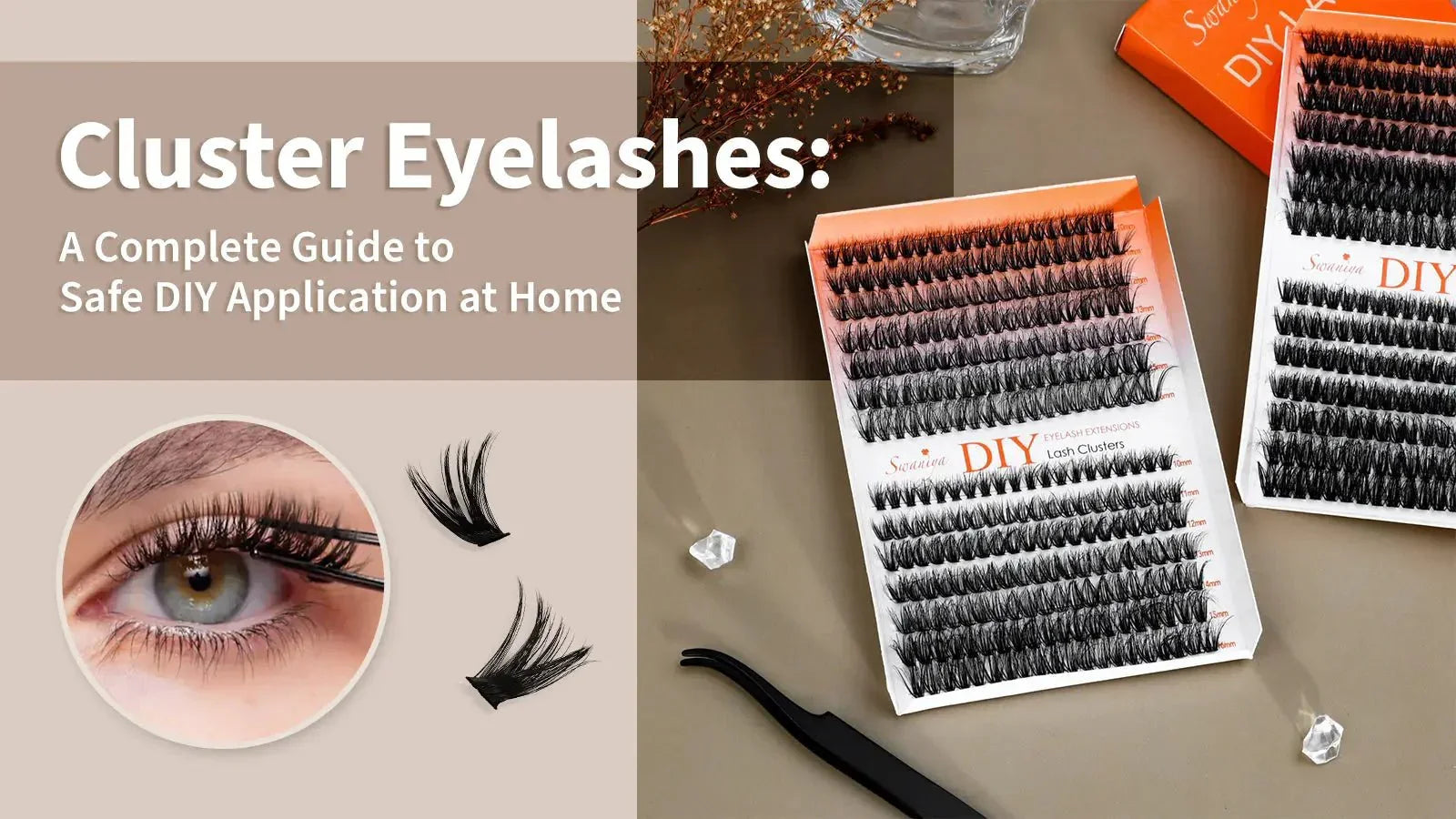 Cluster Eyelashes: A Complete Guide to Safe DIY Application at Home ...