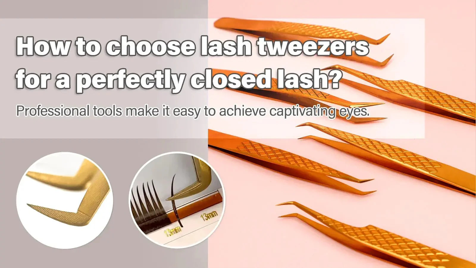 Lash tweezers, meticulously detailing every lash, make beauty within ...