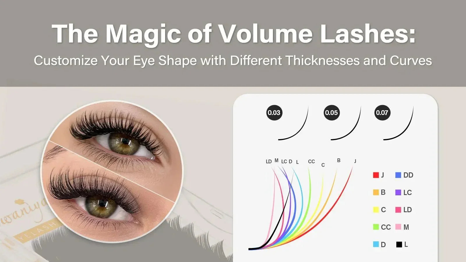 Volume Lashes can create the perfect look for your eye shape by ...